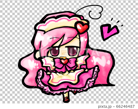 Pink maid - Stock Illustration [66246487] - PIXTA