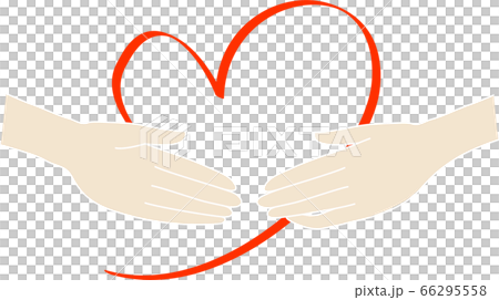 Image of loving handshake (air handshake) - Stock Illustration ...