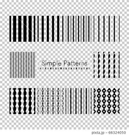 Monotone pattern set Seamless Scandinavian design - Stock Illustration ...