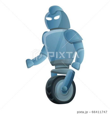 Robot one wheel icon, cartoon styleのイラスト素材 [66411747] - PIXTA