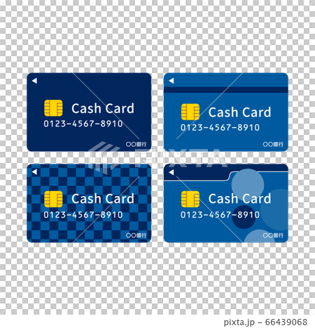 Blue cash card image illustration - Stock Illustration [66439068] - PIXTA