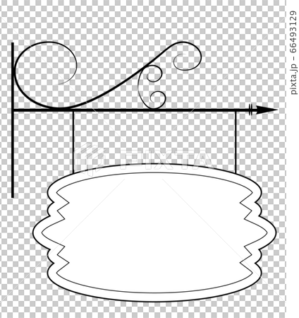 Iron signboard frame - Stock Illustration [66493129] - PIXTA