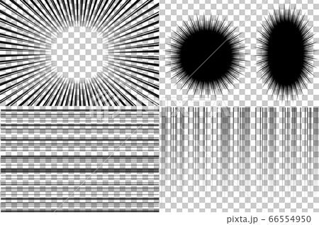 Cartoon line effect set - Stock Illustration [66554950] - PIXTA