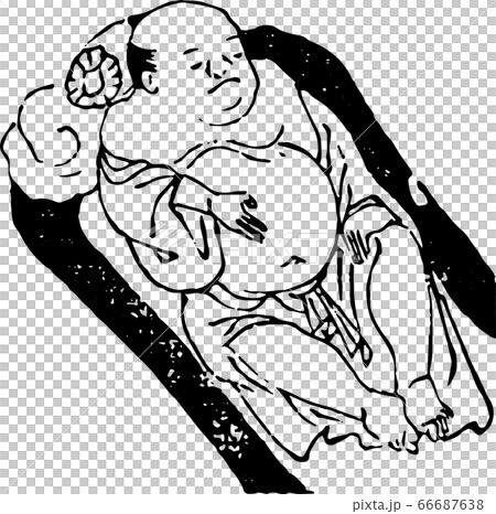 A man with ascites - Stock Illustration [66687638] - PIXTA