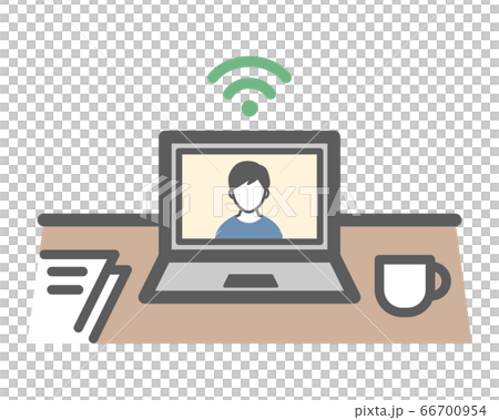 Home/Telework icons/illustrations/remote work - Stock Illustration ...