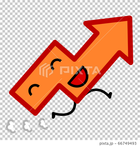 Arrow character (surge) - Stock Illustration [66749493] - PIXTA