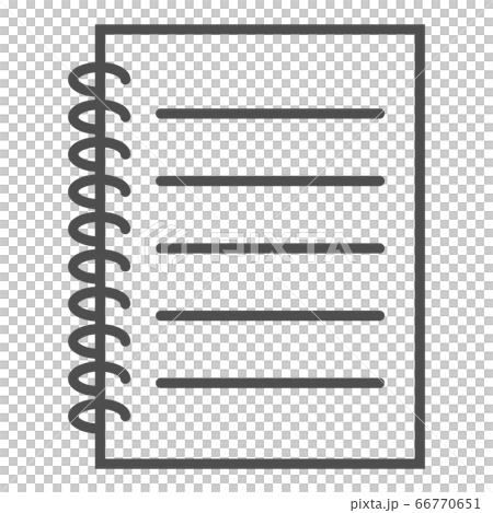 Vector ring note icon illustration - Stock Illustration [66770651] - PIXTA