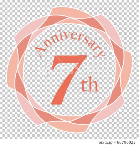 7th anniversary mark - Stock Illustration [66796022] - PIXTA