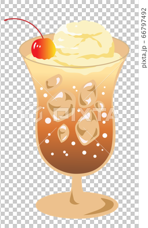 Coke float - Stock Illustration [66797492] - PIXTA
