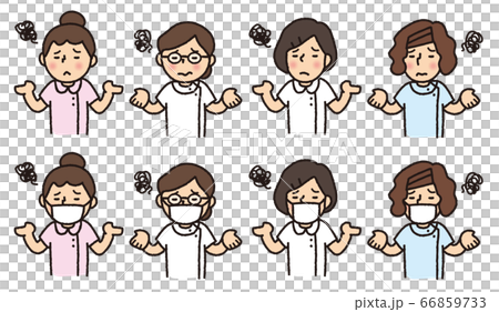 Nurse _ facial expression _ - Stock Illustration [66859733] - PIXTA