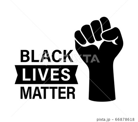 Black Stop Hand Sign