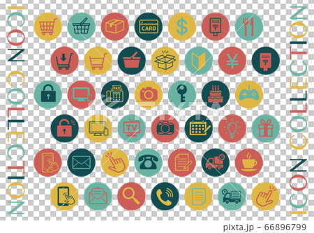 Life icon collection circle - Stock Illustration [66896799] - PIXTA