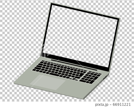 Simple laptop frame - Stock Illustration [66911221] - PIXTA