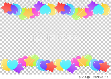 Balloon frame rectangle unique - Stock Illustration [66930983] - PIXTA