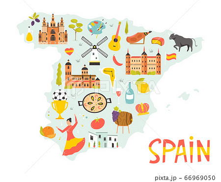 Nice Map Spain
