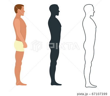 Human Body Outline Side View