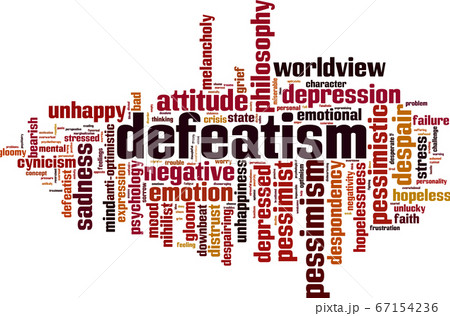 Defeatism word cloudのイラスト素材 [67154236] - PIXTA