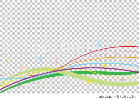 Wave wavy star - Stock Illustration [67165136] - PIXTA