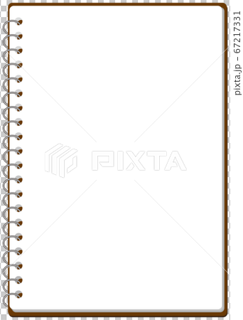 Sketchbook ring notebook frame illustration vector - Stock Illustration ...