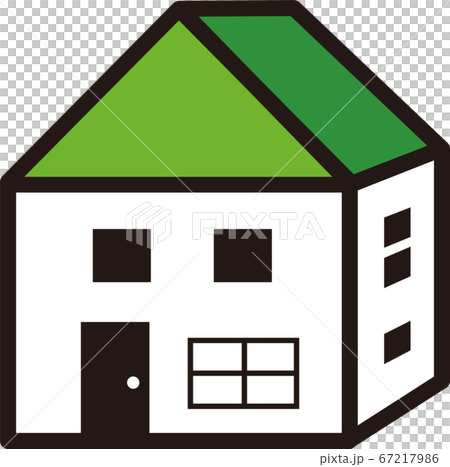 Illustration of a simple detached house - Stock Illustration [67217986 ...