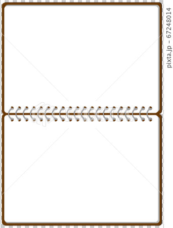 Sketchbook ring notebook frame illustration vector - Stock Illustration ...