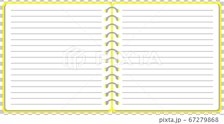 Ring notebook template illustration vector - Stock Illustration ...