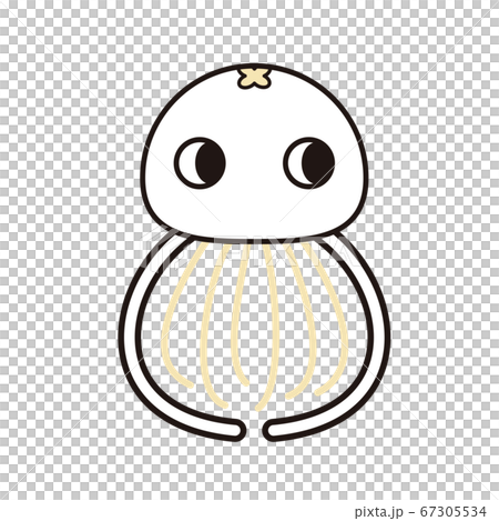 Jellyfish deformed character - Stock Illustration [67305534] - PIXTA