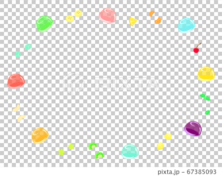 Frame (jelly) - Stock Illustration [67385093] - PIXTA