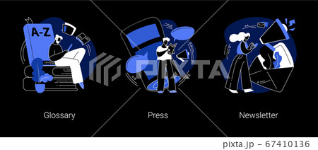 Company latest news abstract concept vector...のイラスト素材 [67410136] - PIXTA