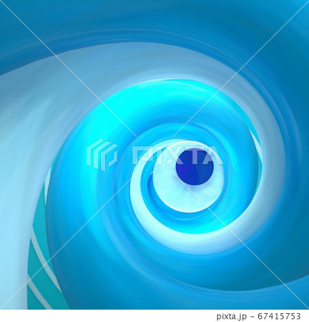Abstract image of water rotation pop art 3D imageのイラスト素材 [67415753] - PIXTA