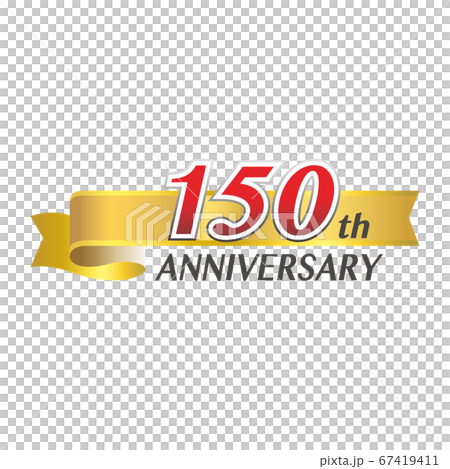 150th anniversary 150th anniversary graphic... - Stock Illustration ...