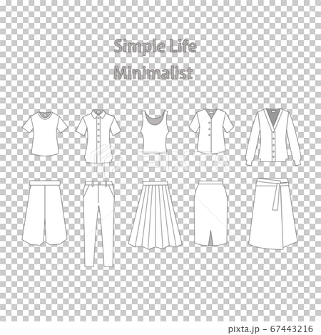 vector, vectors, outfit - Stock Illustration [67443216] - PIXTA