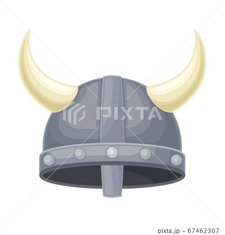 Viking Metal Hat with Horns as Funky Headgear...のイラスト素材 [67462307] - PIXTA