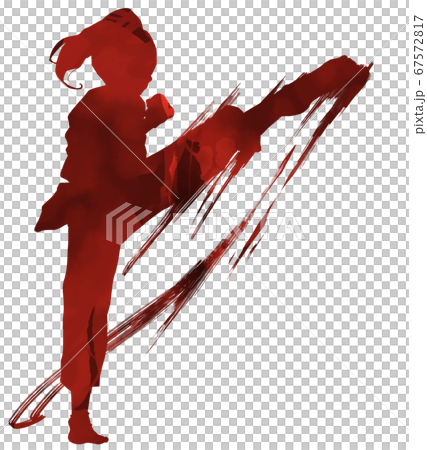 Upper kick _watercolor - Stock Illustration [67572817] - PIXTA