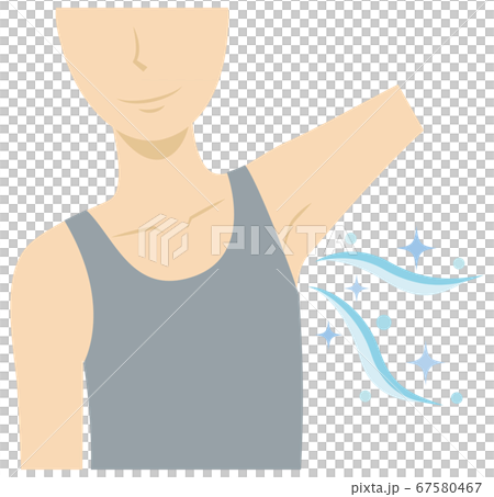 Men with clean underarms, improved armpits and... - Stock Illustration ...