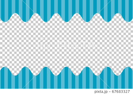 Wave pattern rectangular stripe - Stock Illustration [67683327] - PIXTA