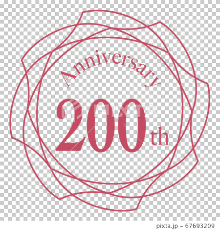 200th anniversary mark - Stock Illustration [67693209] - PIXTA