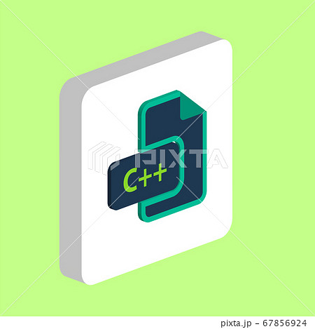 C++ programming Simple vector icon. Illustrationのイラスト素材 [67856924] - PIXTA