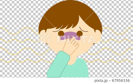 Boy with a sensitive sense of smell - Stock Illustration [67956336] - PIXTA
