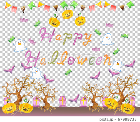 A gentle Halloween illustration - Stock Illustration [67999735] - PIXTA