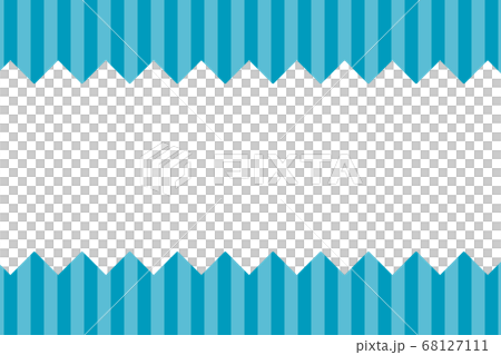 Jagged wave pattern frame rectangle stripe - Stock Illustration ...
