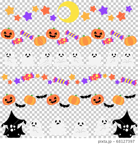 Halloween line set - Stock Illustration [68127397] - PIXTA