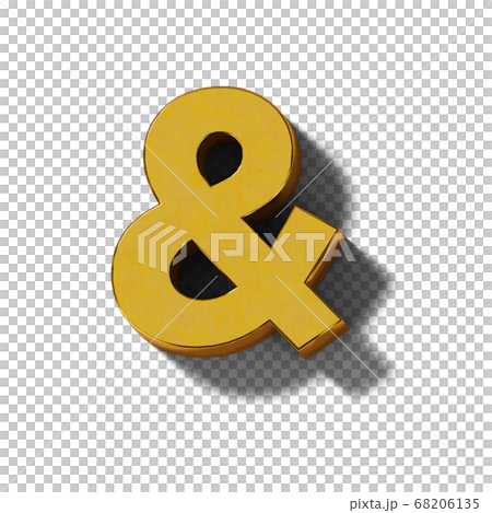 Realistic gold block letters (transparent... - Stock Illustration ...