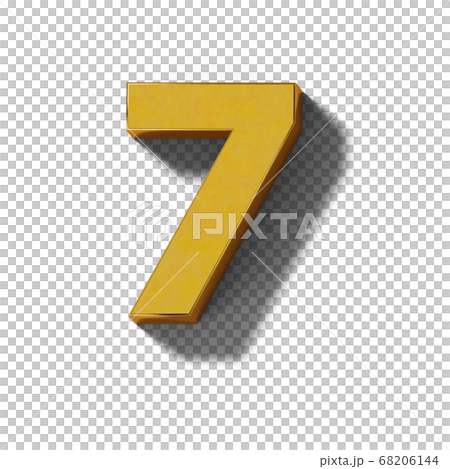 Realistic gold block letters (transparent... - Stock Illustration ...