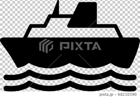Ship pictogram 2 - Stock Illustration [68210390] - PIXTA