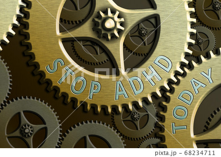 Text sign showing Stop Adhd. Conceptual photoのイラスト素材 [68234711] - PIXTA