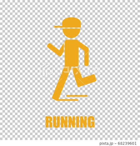 Running/long-distance running icons - Stock Illustration [68239601] - PIXTA
