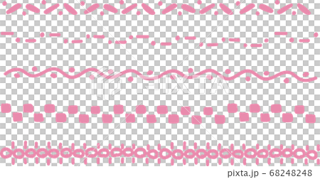 Hand-drawn style simple line embroidery... - Stock Illustration ...