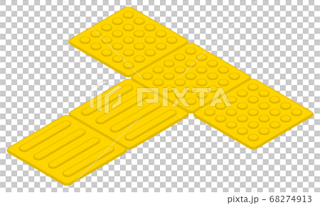 Block for guiding the visually impaired - Stock Illustration [68274913 ...