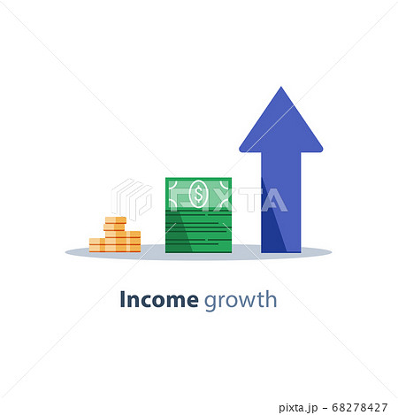 Income_arrow_11.epsのイラスト素材 [68278427] - PIXTA